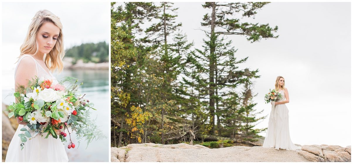 Soft and Romantic Coastal Styled Shoot in Deer Isle, Maine - Andrea ...