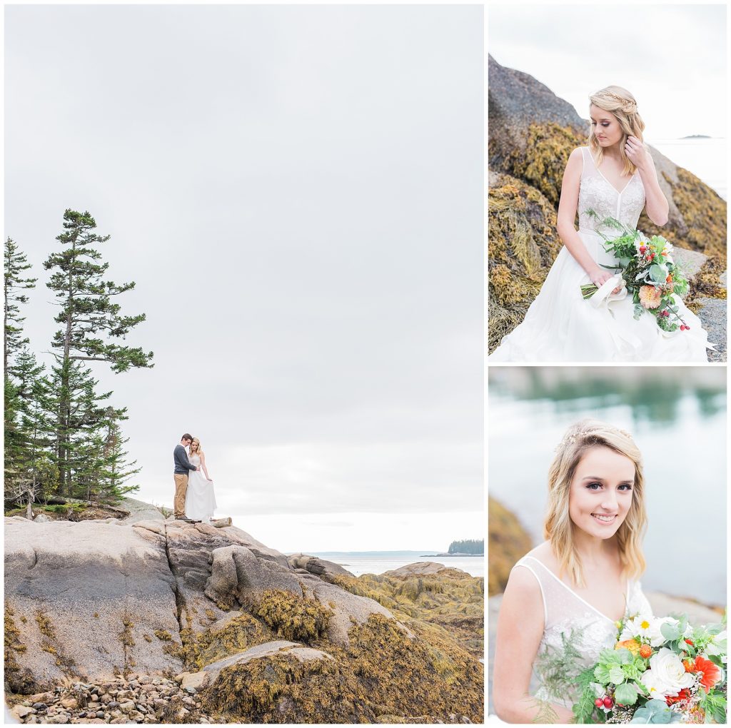 Soft and Romantic Coastal Styled Shoot in Deer Isle, Maine - Andrea ...