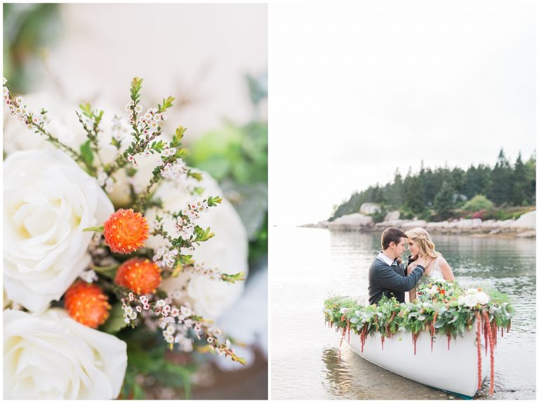 Soft and Romantic Coastal Styled Shoot in Deer Isle, Maine - Andrea ...