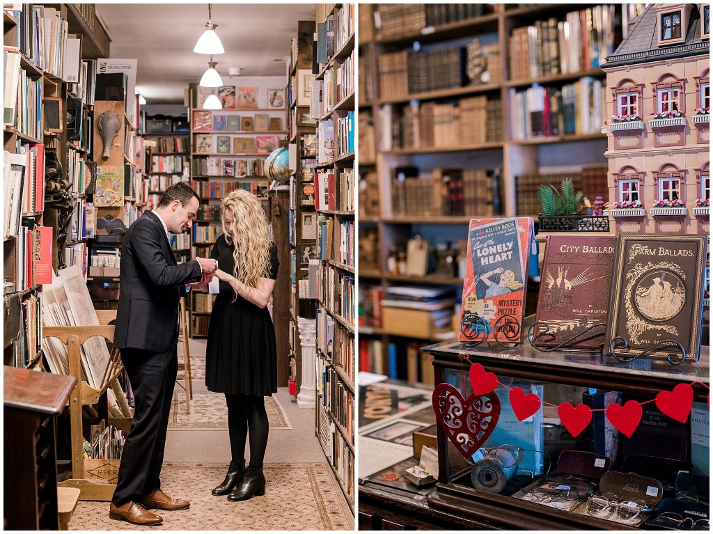 Chris and Emma's Surprise Bookstore Proposal | Portland, Maine ...
